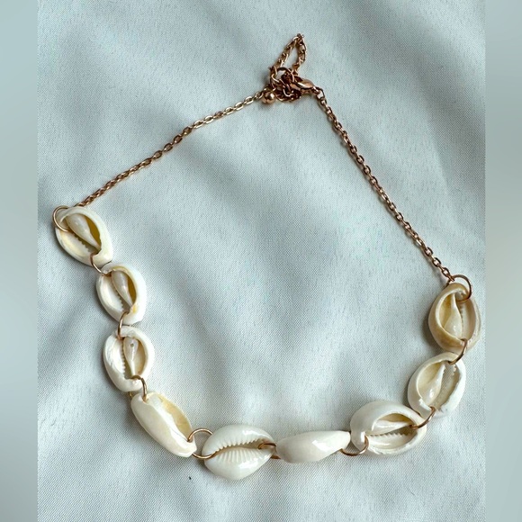 Zara | Jewelry | Zara Limited Edition Bohemian Shell Choker Necklace ...